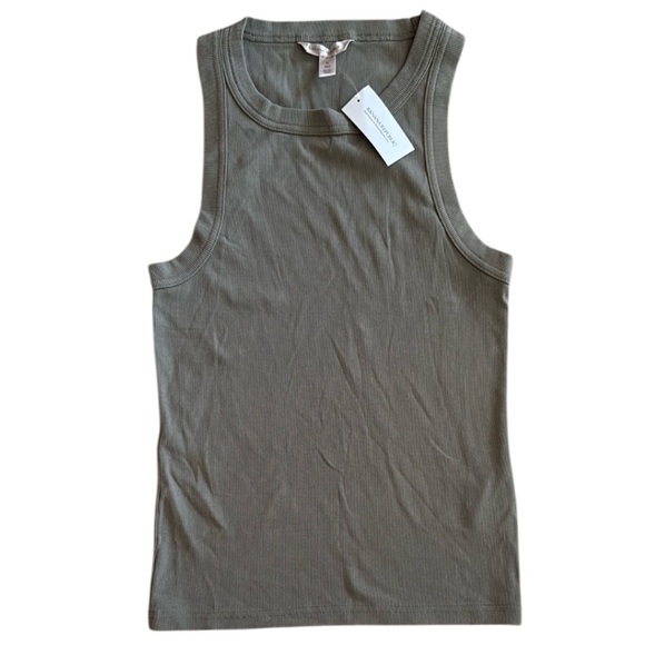 Banana Republic | Tops | Nwt Banana Republic Olive Green Racerback ...